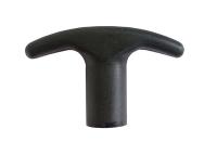 China Black Non-Lock Control Cable Fittings Flexible Push Pull Control Cable Head 5mm for sale