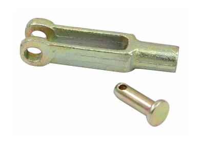 China SS Parking Brake Cable 10-32 Thread Female Clevis End with 3/16 Inch Pin Zinc Plated for sale