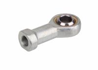 China M6 Right Female Stainless Steel Rod End Bearing with Bronze Race Low Carbon Steel Body for sale