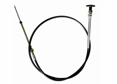 China Twist Lock T-Handle Mechanical Control Cable with PE Coating for Engine Choke and Valve Operations for sale