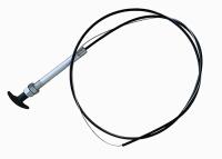 China IATF16949 1500mm Mechanical Control Cable with Black Twist Lock T-Handle and SS304 Components for sale