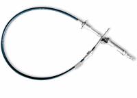 China IATF16949 Plated Stainless Steel Mechanical Control Cable with 3 Inch Travel and M6 Thread for Subway Systems for sale