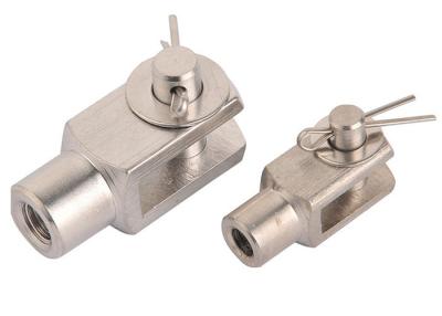China Stainless Steel Yoke End DIN71751 U Clevis with Pin 8mm Bore for sale