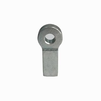 China M8 Female Thread Gas Spring Rod End Fitting with Silver Tone Stainless Steel Eyelet for Industrial Applications for sale