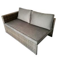 China Factory Cheap Concise Style Outdoor Garden Leisure Patio Furniture Set Rattan Wicker Corner Sofa Chair and Coffee Table for sale
