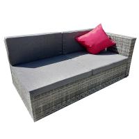 China Furniture Wholesaler Outdoor Living Seating Sectional Poly Rattan Wicker Garden Sofa Storage Conversation Patio Corner Set for sale