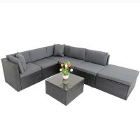 China Outdoor Furniture Modern Garden Set Luxury Commercial  Wicker Sectional Patio Leisure Sofas for sale