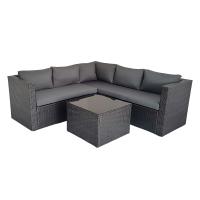 China Inexpensive Outdoor Sofas Rattan Wicker Patio Garden Sofa Set Furniture for sale