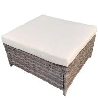 China Set of 5 Garden Leisure Sofa Set PE Wicker Steel Frame Hand Weaving Garden Furniture for sale