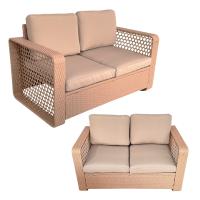 China 2026 New Style Rattan Wicker Garden Leisure Conversation Table and Chairs Sofa Set for sale