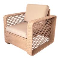 China Factory New Style Set of 7 New Style Garland Weaving Rattan Wicker Garden Conversation Sofa Sets for sale