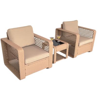 China Commercial Grade Outdoor Rattan Sofa Hotel Restaurant Patio Seating Furniture for sale
