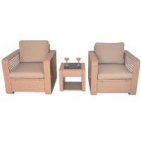 China Commercial Grade Outdoor Rattan Sofa Hotel Restaurant Patio Seating Furniture for sale