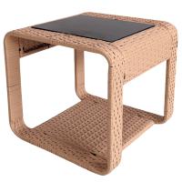 China Commercial Grade Outdoor Rattan Sofa Hotel Restaurant Patio Seating Furniture for sale