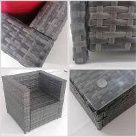 China 7 Pieces Factory Hot Sale Metal Frame Courtyard Patio Balcony Garden Leisure Rattan Sofa with Coffee Table for sale