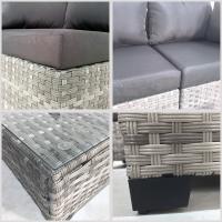 China Factory 2026 Hot Sale  New Modern All-Weather PE Rattan Wicker Sectional Patio Sofa Set, Outdoor Garden Furniture for sale
