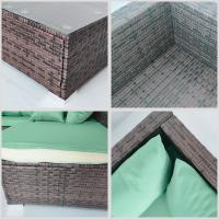 China 7-Pieces Outdoor Sectional Sofa Patio Casual Sofa Garden Corner Functional Rattan Wicker Sofa Set for sale