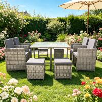 China Outdoor Camping Furniture Factory Wholesale Outdoor Patio Garden Furniture Space Saving Dinning Table and Chairs for sale
