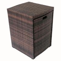 China Factory Customization Cheap Costs Classic Three Piece Set Space Save Garden Patio Rattan Chair and Table for sale