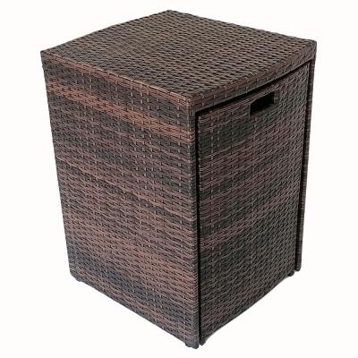 China Factory Customization Cheap Costs Classic Three Piece Set Space Save Garden Patio Rattan Chair and Table for sale