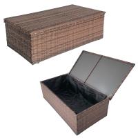 China Best Seller 4 Pcs Patio Furniture Set Rattan Sofa Sets Indoor Outdoor Use Steel Frame PE Rattan Wicker Sofa Set Furniture for sale