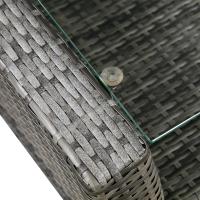 China Factory Wholesale Outdoor Furniture 4 Pcs  Set Rattan Table and Chair for sale