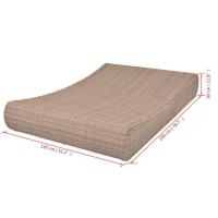 China Hot Sale Outdoor Furniture Outdoor Garden Rattan Daybed Waterproof Sun Lounger Poolside Double Bed for sale