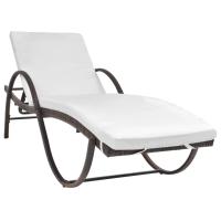 China Factory Hot Sale Leisure Rattan Weaving Chaise Lounge Outdoor Furniture Pool Side Sun Lounger Chair for sale