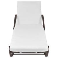 China Factory Hot Sale Leisure Rattan Weaving Chaise Lounge Outdoor Furniture Pool Side Sun Lounger Chair for sale