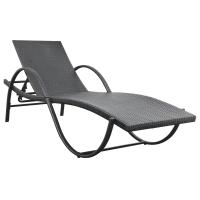 China Factory Hot Sale Leisure Rattan Weaving Chaise Lounge Outdoor Furniture Pool Side Sun Lounger Chair for sale