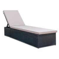 China Outdoor Beach Swimming Pool Folding Lounge Chair Sunbed Plastic Customized Sun Modern Furniture Color Feature Weight Eco Origin for sale