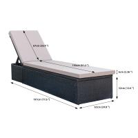 China Outdoor Beach Swimming Pool Folding Lounge Chair Sunbed Plastic Customized Sun Modern Furniture Color Feature Weight Eco Origin for sale