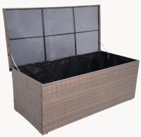 China Factory Wholesale Hot Sale Outdoor Garden Big Size Rattan Storage Box for sale