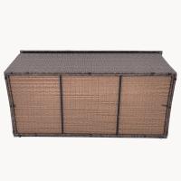 China Factory Wholesale Hot Sale Outdoor Garden Big Size Rattan Storage Box for sale
