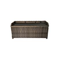 China 2026 New Large-Capacity Retro Brown Rattan Storage Factory Wholesale Double Seat Available for sale