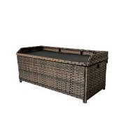China 2026 New Large-Capacity Retro Brown Rattan Storage Factory Wholesale Double Seat Available for sale