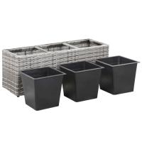 China Wholesale Promotion Wicker Rattan Indoor Outdoor Patio Garden Courtyard Flower Pot Plants Stand for sale