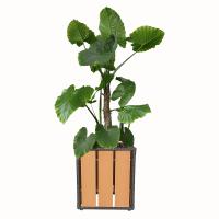 China High Grade Factory Hot Sale Rattan Wicker Plastic Wooden Garden Pots Planter for sale