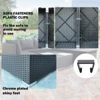 China Factory Promotion Free Combination Sets Conversation Leisure Sofa Sets Black for sale