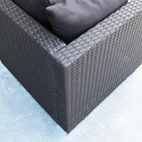 China Factory Promotion Free Combination Sets Conversation Leisure Sofa Sets Black for sale
