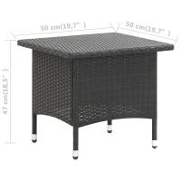 China Outdoor Courtyard Leisure Small Coffee Table Outdoor Terrace Balcony Rattan Tea Table Hight Quality Promotion Indoor Outdoor for sale