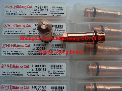 China 220181,220187,220552 electrode for HYPERTHERM HPR130/HPR130XD for sale