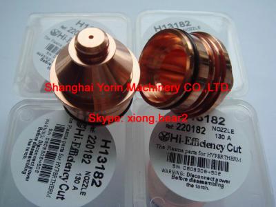 China 220182,220188,220554 nozzle for HYPERTHERM HPR130/HPR130XD for sale
