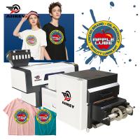 China Customizable Language A2 DTF Printer 9 Colors Dual I3200 Cloth Print Texile Machine for sale