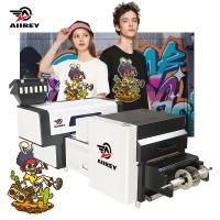China Customizable Language A2 DTF Printer 9 Colors Dual I3200 Cloth Print Texile Machine for sale