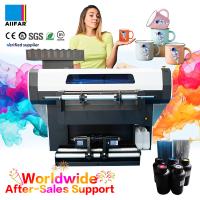 China Productivity Automatic Dtf Uv Printer Digital Uv Printer for Restaurant Crystal Sticker Printing for sale