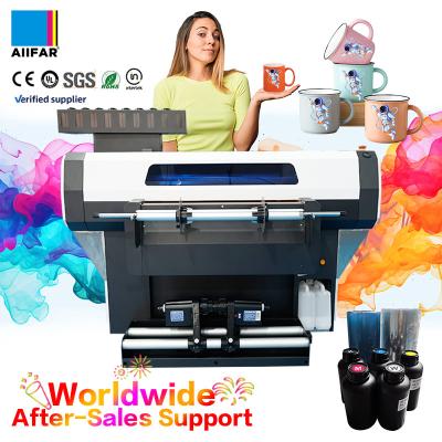 China Productivity Automatic Dtf Uv Printer Digital Uv Printer for Restaurant Crystal Sticker Printing for sale