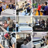 China Efficiency UV DTF Printer For Sticker Production Industrial Grade UV Crystal Printer for sale