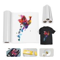China Width 60cm Heat Transfer DTF PET Film White Color Hot Cold Peeling for sale