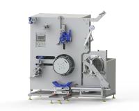 China Fully Automatic PET Strap Extrusion Line with PLC Control - 9-32mm Width, 820mm Package Diameter for sale